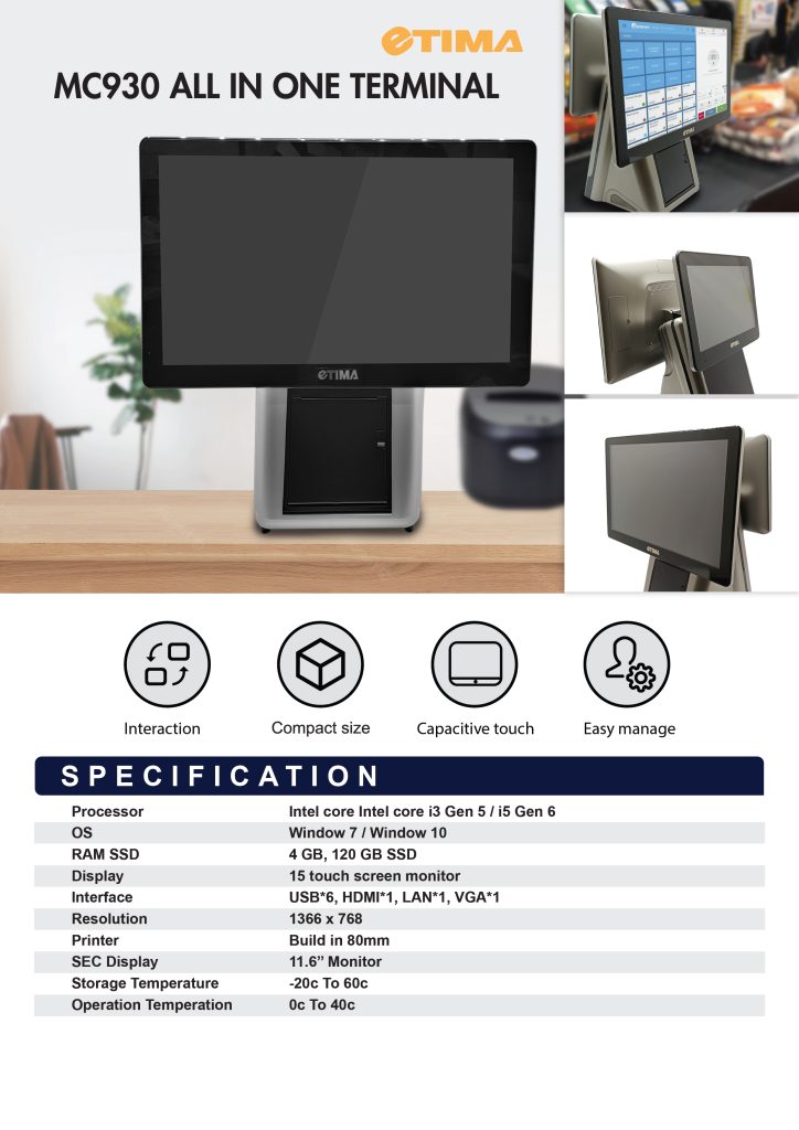 MC930-Pos Terminal - MDOT